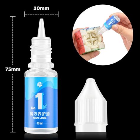 Gan Lube Gan Cube Lube Professional Speed Cube Lube Lubricant Oil 10ml Pack Of 2 Totalhill