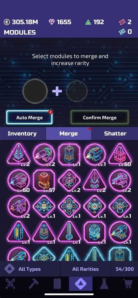 Why Dont Legendary Modules Not Show Up In The Merge Window Rthetowergame