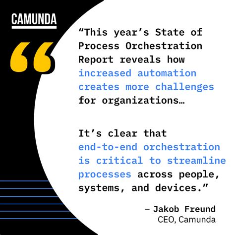 Market Research From Camunda Confirms Process Orchestration As Solution