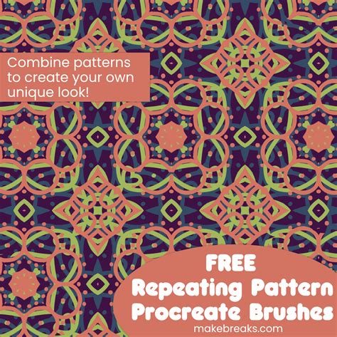 Free Procreate Repeating Pattern Brushes Make Breaks