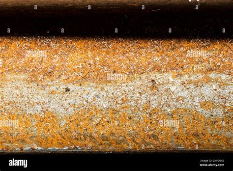 Orange Rust On Steel Stock Photo Alamy