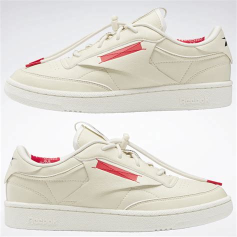 밀크 메이크업 X 리복 클럽 C 85 비건 빈티지 초크 벡터 레드 Hp3404 Reebok 슈프라이즈