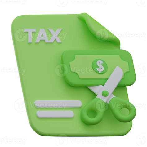3d Tax Deduction Illustration 19858036 Png