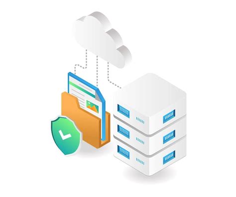 Premium Vector Cloud Server Data Security