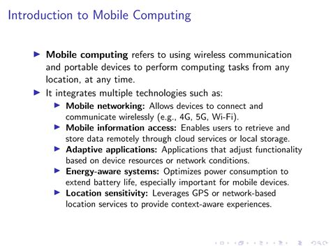 Mobile Computingubiquitious Computing1 Ppt