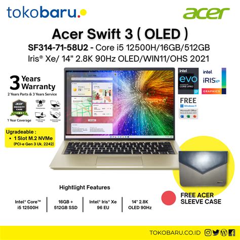 Acer Swift Oled Sf U