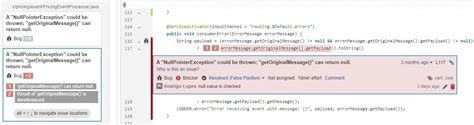 False Positive Java Nullpointerexception Could Be Thrown Report False Positive False