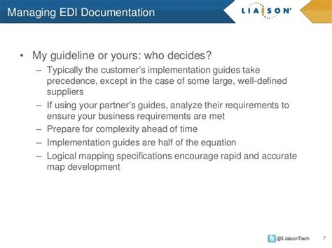 Edi Best Practices