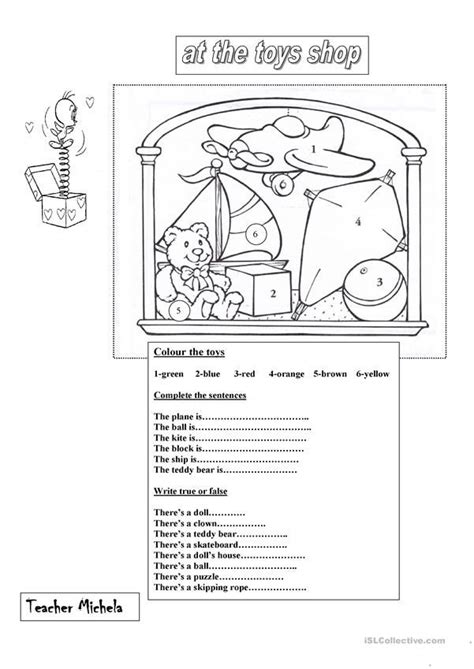 At The Toys Shop English Esl Worksheets Toys Shop Toys Esl Worksheets