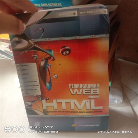 Jual Buku Pemrograman Web Dengan Html Shopee Indonesia