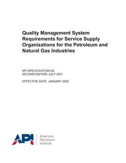 API Spec Q2 Provide Digital Specification Standards