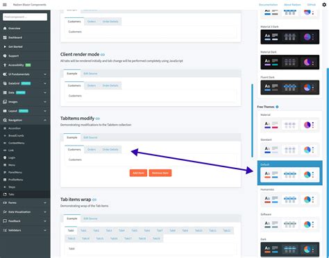 Radzentabs Styling Radzenblazor Components Radzen