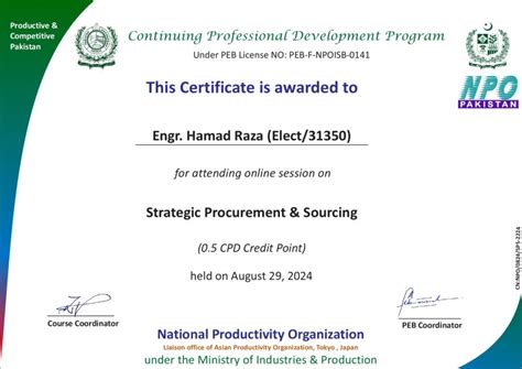 Procurement Professionalgrowth Hamad Raza