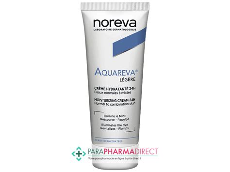 Noreva Aquareva Légère Crème Hydratante 24h Peaux Déshydratées 40ml ...