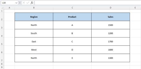 Excel Index Function