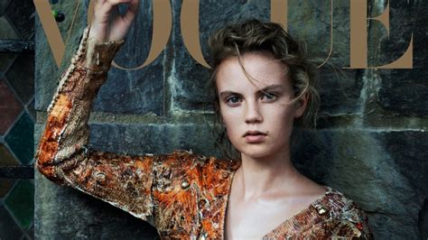 A Maison Margiela Clad Isla Johnston Poses On The Magical Digital