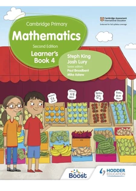 Cambridge Primary Mathematics Learners Book 4 Second Edition Kashanah