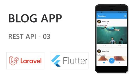 Flutter Blog App Laravel Rest Api 3 Youtube