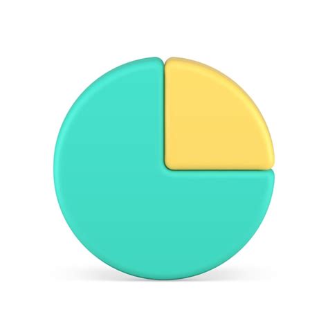 Premium Vector Business Analyzing Chart Pie Financial Profit Diagram Piece 3d Icon Realistic