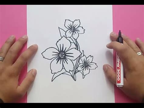 Como Dibujar Flores Paso A Paso 5 How To Draw Flowers 5 Youtube
