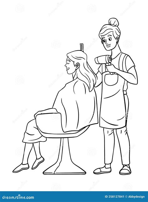 Hair Salon Coloring Pages
