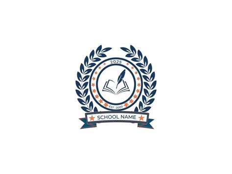 School Batch Logo Vector Art Icons And Graphics For Free Download
