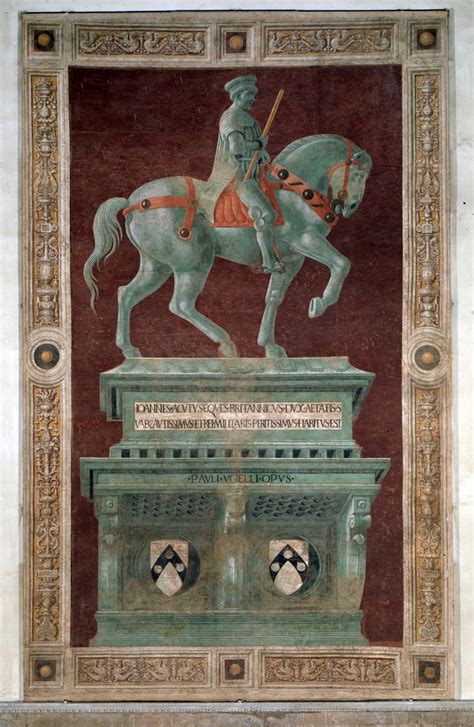 Funerary Monument To Sir John Hawkwood By Paolo Uccello