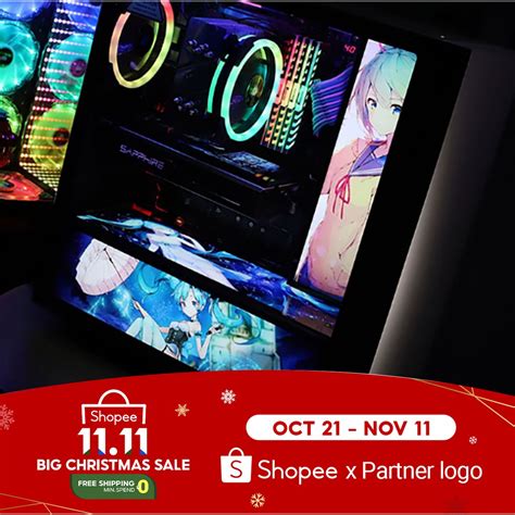 Customized Rgb Pc Case Panel Psu Shroud Gpu Backplate 12v 4pin 5v 3pin Argb Decoration Pc Mod