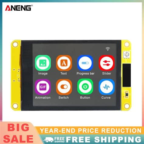 Esp32 Esp Wroom 32นิ้วจอแสดงผลอัจฉริยะ32นิ้วโมดูลการพัฒนา Mcu Iot ไอพีเอสทีเอฟที Rgb Lcd Dual