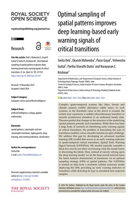 Pdf Optimal Sampling Of Spatial Patterns Improves Deep Learning Based