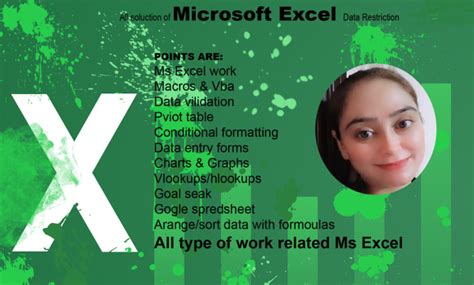 be your excel expert for your excel sheets with advance formulas and