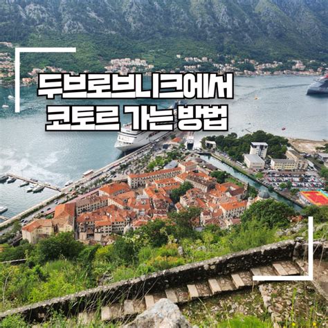 두브로브니크에서 코토르 가는 방법 근교 당일치기 여행 예약 몬테네그로 Kotor 네이버 블로그