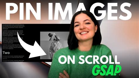 GSAP SCROLL TRIGGER CONTENT WITH PINNED IMAGES Elementor Wordpress