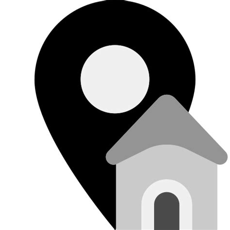 Pin Map Generic Grey Icon
