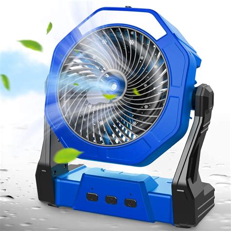 Outdoor Mist Fan Rechargeable At Robert Bullock Blog