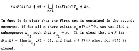 Real Analysis Set Valued Map And Equality Of Sets Mathematics Stack