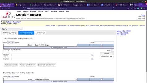 First Evaluation Gsoc Projects At Fossology