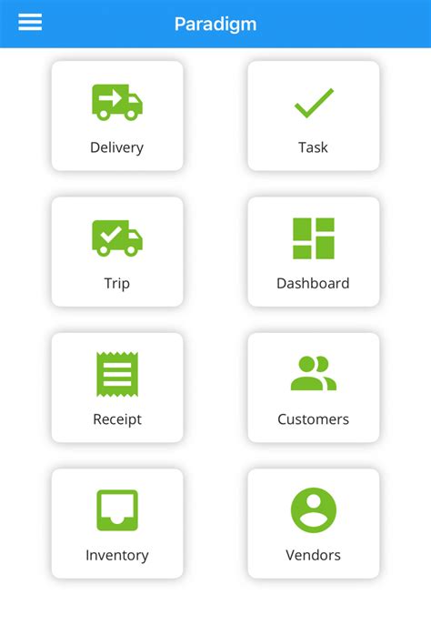 Paradigm Mobile Settings Paradigm ERP By Paragon Documentation