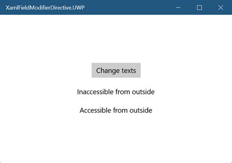 Modifying Xaml Named Field Visibility Martin Zikmund