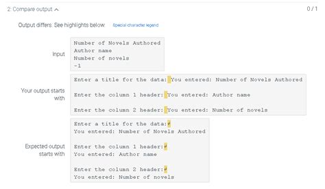 Solved 1 Compare Output A 01 Output Differs See