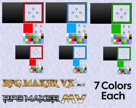RPGMaker Window Skins By BrysonUltra