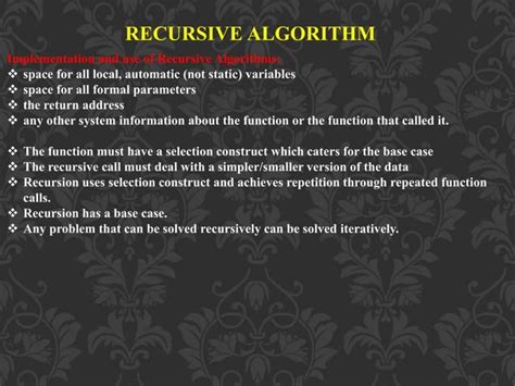 Recursionadvanced Data Structure Pptx Programming Languages