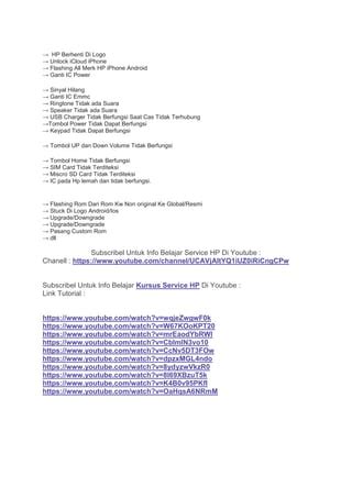 Biaya Ganti Konektor Charger Android Pdf