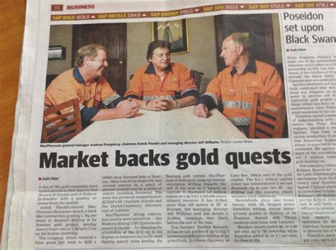 Lydia Weeber On Linkedin Page 14 Kalgoorlie Miner Today Ashok Parekh Andrew Pumphrey Mark
