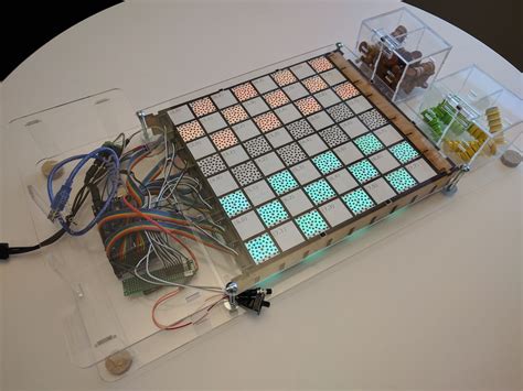 This Maker Built A Game Board That Lights Up Correct Moves Arduino Blog