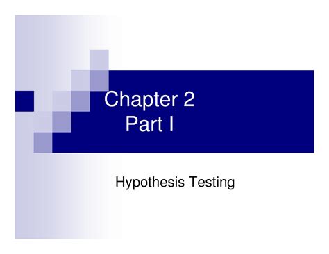 SOLUTION Hypothesis Testing Studypool