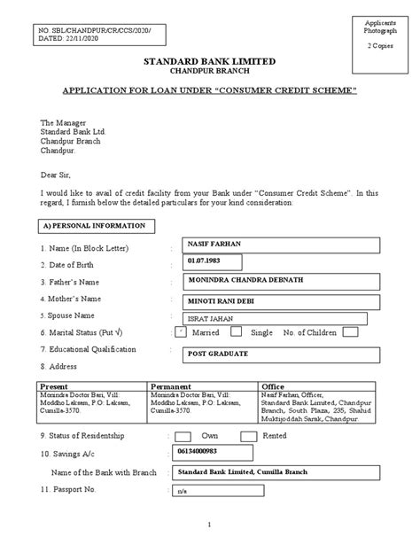 Ccs Application Form Pdf Credit Finance And Money Management