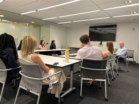 Last Week Our Interns Had The Opportunity To Meet And Greet With Our Ceo Marc Rosen Erin