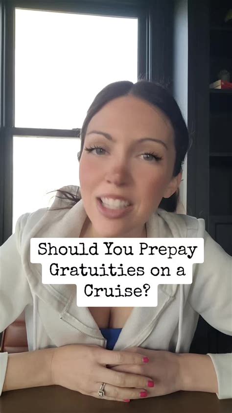 Replying To Jerseygirl732 Cruise Tips 🚢 Should You Prepay Gratui