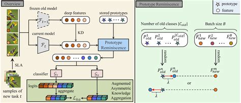 Prototype Reminiscence And Augmented Asymmetric Knowledge Aggregation For Non Exemplar Class